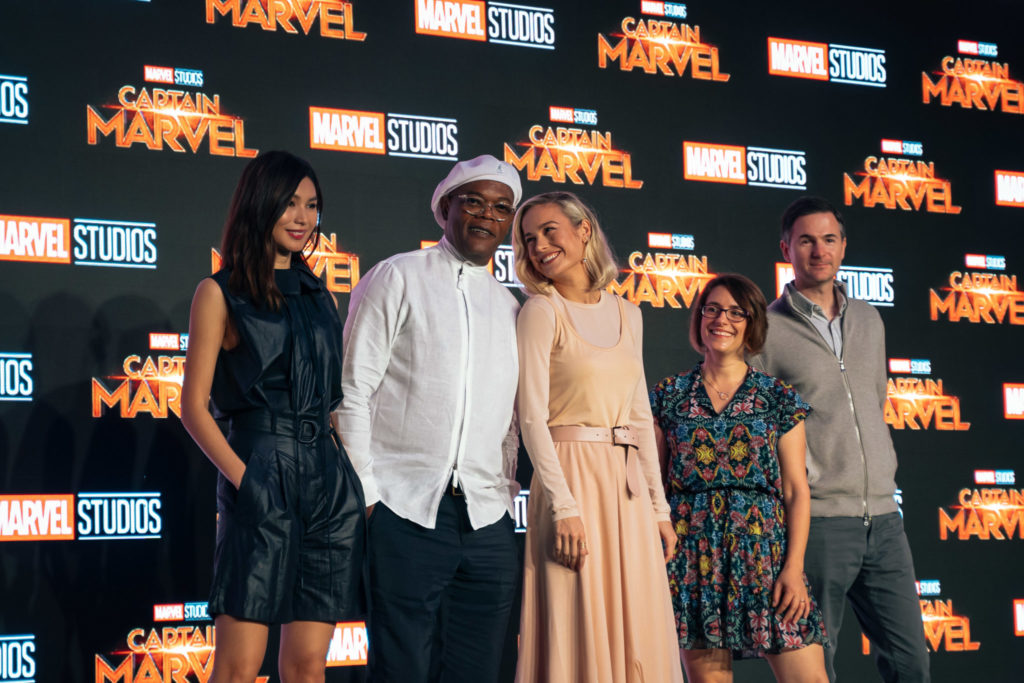 Captain Marvel Press Conference in Singapore: It's an Action-Packed ...