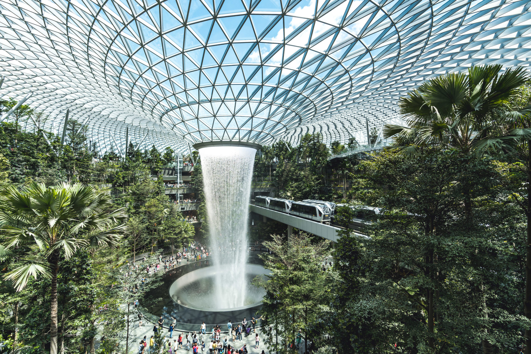 Jewel Changi Airport: World's Tallest Indoor Waterfall debuts in Singapore