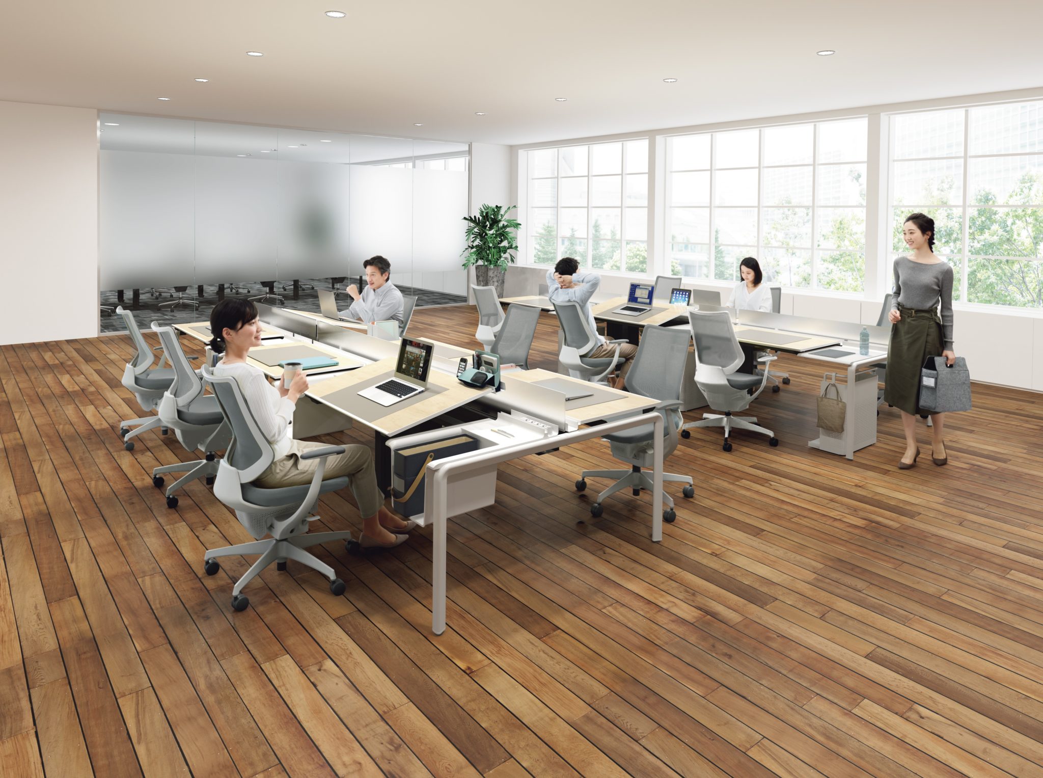 KOKUYO ING 360° Gliding Chair Brings A Whole New Take To Office Chairs