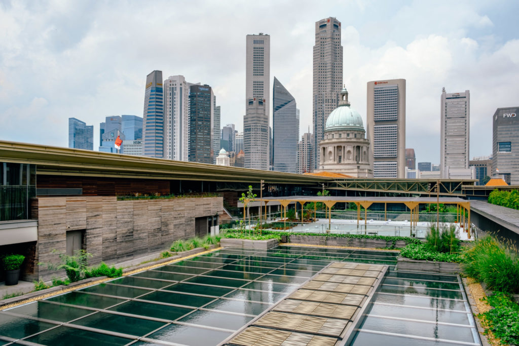 Ng Teng Fong Roof Garden: National Gallery Sea State 9 Exhibition