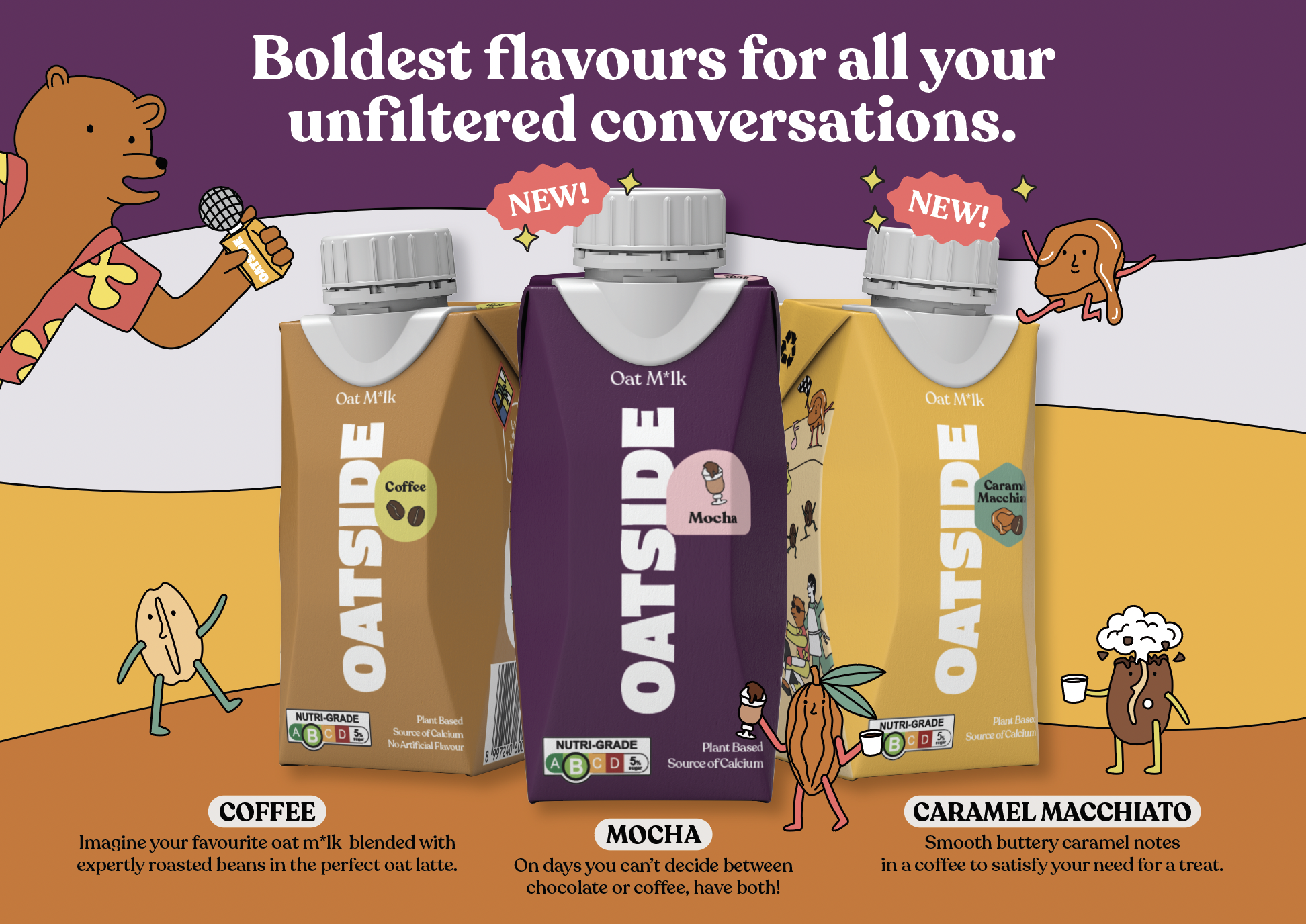 OATSIDE’s New Double Delights: Caramel Macchiato and Mocha!